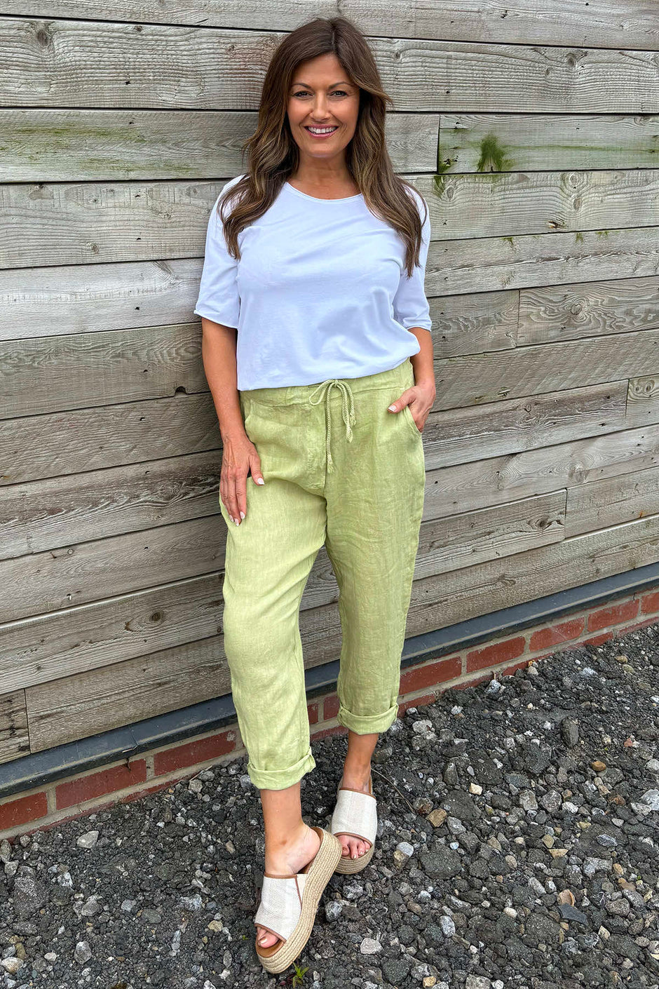 Women's Linen Trousers UK – Kit and Kaboodal