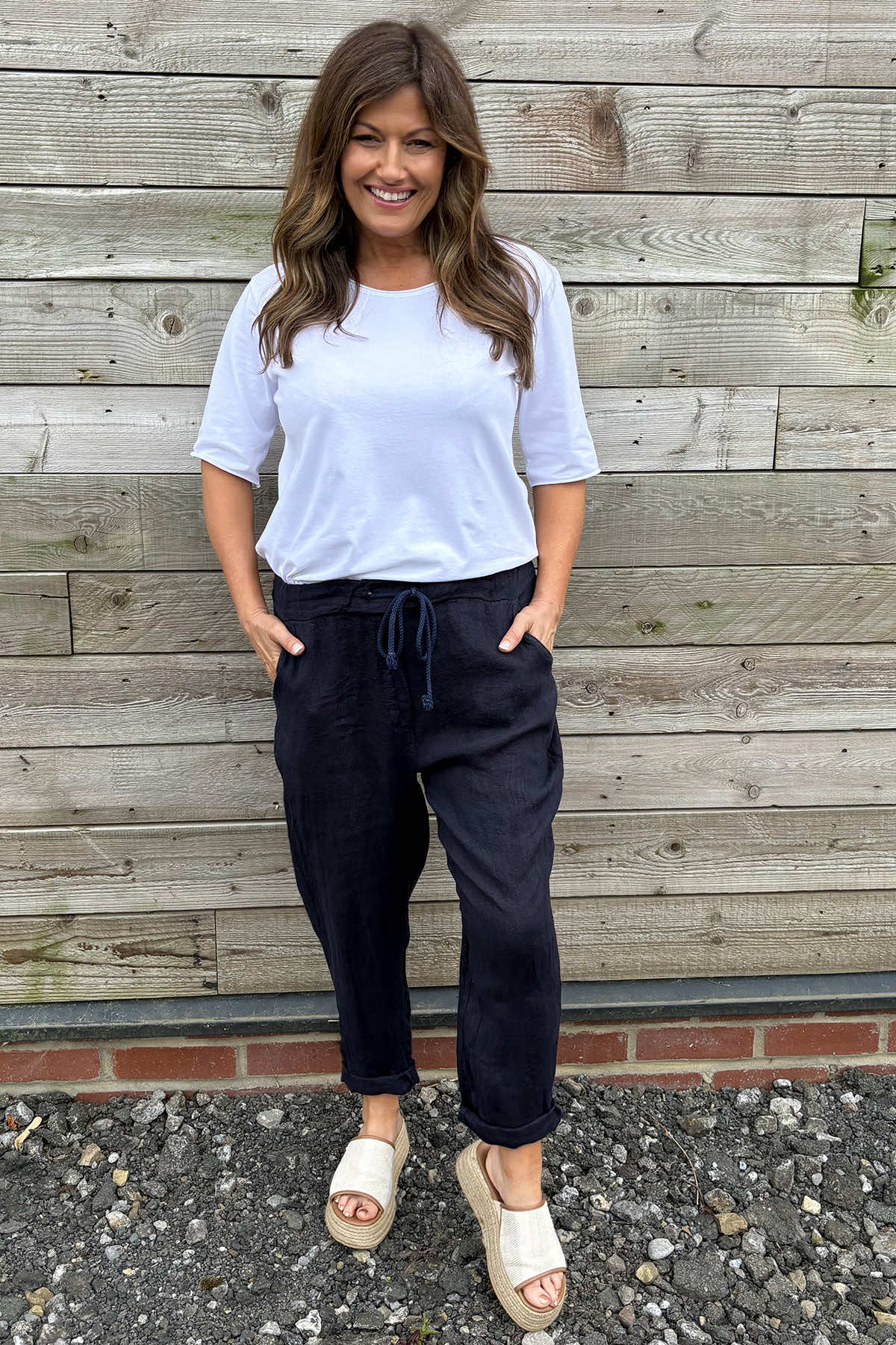 Women's Linen Trousers UK – Kit and Kaboodal