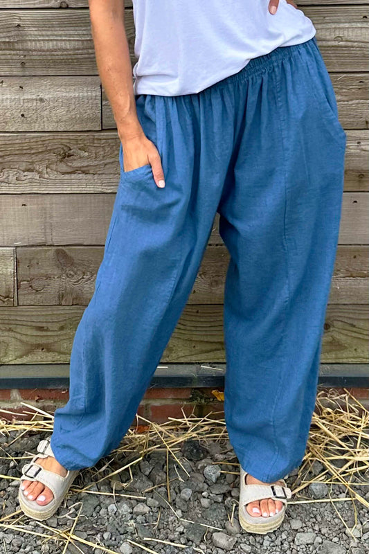 Women's Linen Trousers UK – Kit and Kaboodal