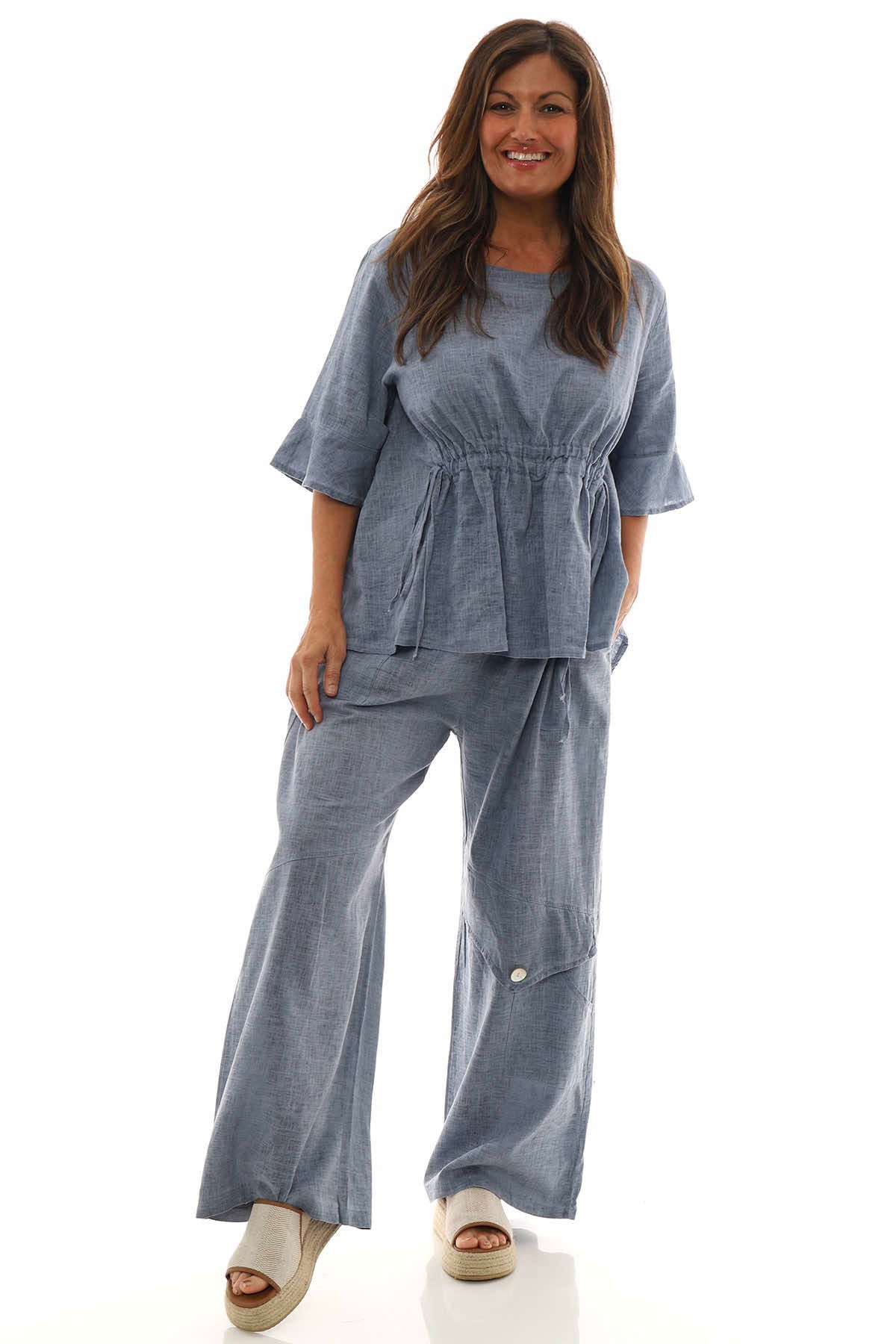 Women's Linen Trousers UK – Kit and Kaboodal