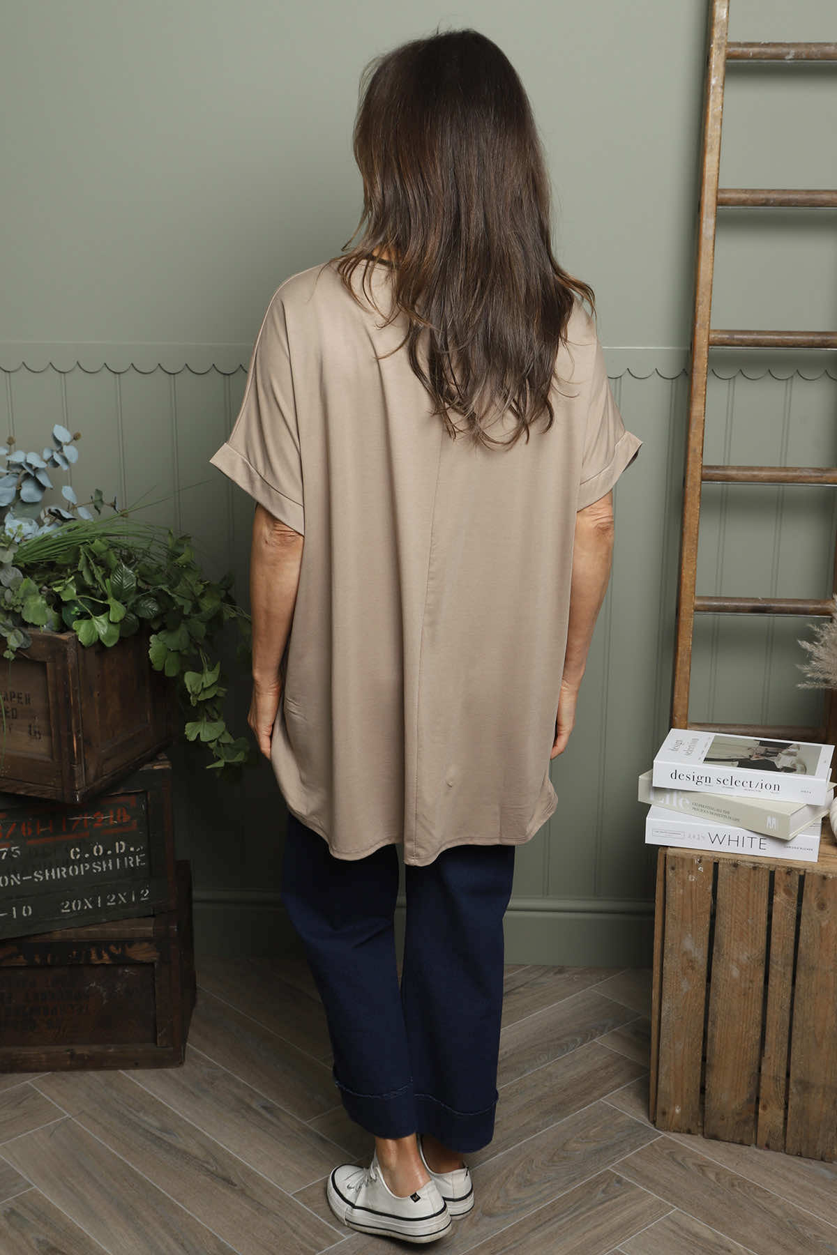 Mocha Patti Top | Made In Italy | Kit and Kaboodal